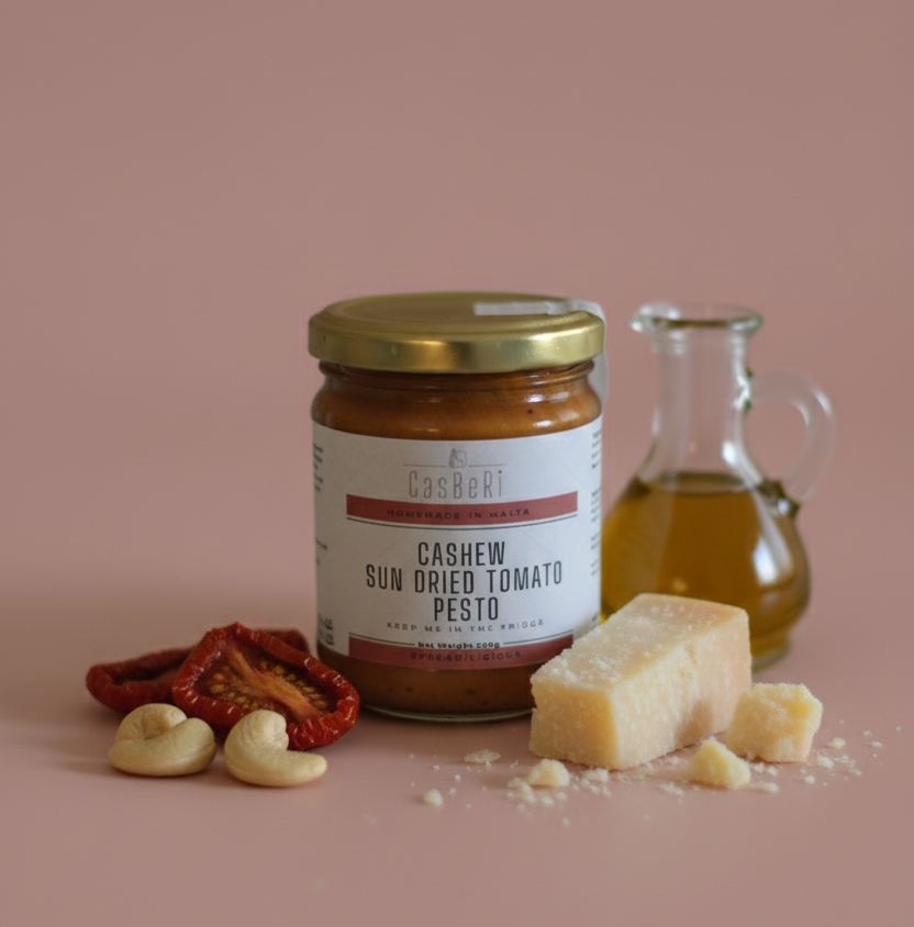 Cashews & Sun Dried Tomato Pesto – CasBeRi